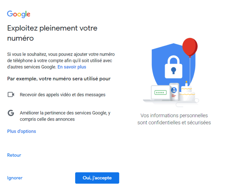 Créer un compte Gmail en 2 minutes