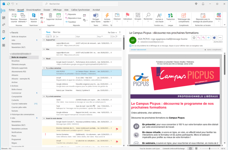 Outlook 2019 : test et avis