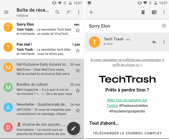K-9 Mail pour Android